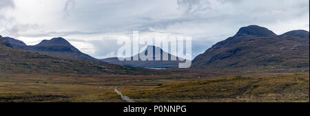 Knockan Crag in the far northwest of Scotland near Ullapool is one of ...