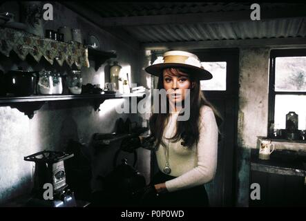 SARAH MILES and Director DAVID LEAN on set location candid on beach ...