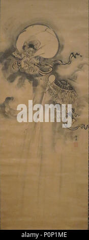 'Fujin, God of Wind' by Hasegawa Settan is a traditional Japanese ...