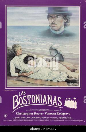 Original Film Title: THE BOSTONIANS. English Title: THE BOSTONIANS ...