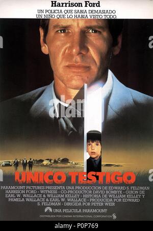 Original Film Title: WITNESS. English Title: WITNESS. Film Director ...
