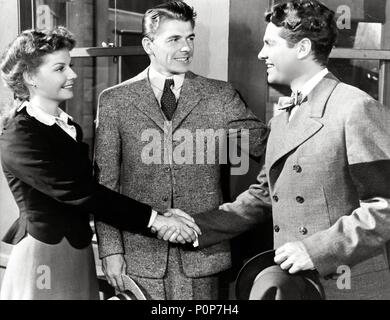 KINGS ROW (1942) ROBERT CUMMINGS, ANNE SHERIDAN, RONALD REAGAN KROW ...