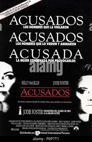 Original Film Title: THE ACCUSED. English Title: THE ACCUSED. Film ...