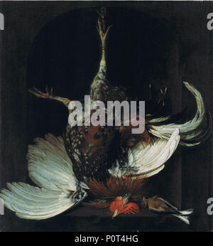 'Hunting Still Life' by Jan Weenix is a 17th-century Dutch painting ...