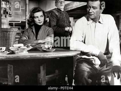 BLOOD ALLEY, John Wayne, Lauren Bacall, 1955 Stock Photo - Alamy