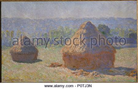Claude Monet - Haystacks, End of Summer, Evening 1891 - The Art Stock ...