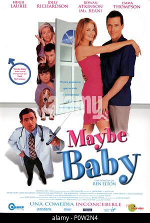 Maybe Baby Year 2000 Director Ben Elton Rowan Atkinson Stock Photo - Alamy