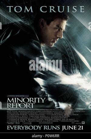 Minority Report Year: 2002 USA Director: Steven Spielberg Tom Cruise ...