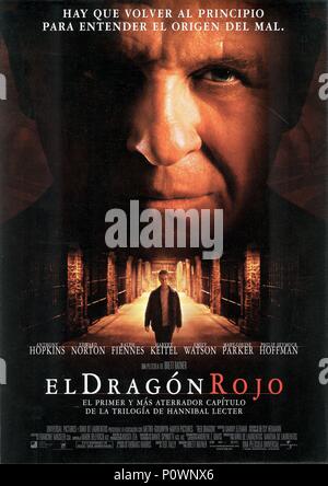Original Film Title: RED DRAGON. English Title: RED DRAGON. Film ...