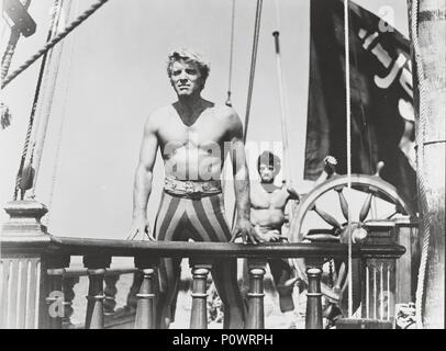 BURT LANCASTER, NICK CRAVAT, THE CRIMSON PIRATE, 1952 Stock Photo ...