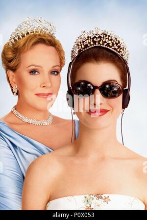 Julie Andrews & Anne Hathaway Poster Film: The Princess Diaries (2001 ...