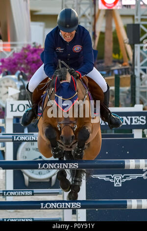 Geir Gulliksen of Norway with VDL Groep Quatro during the Longines FEI ...