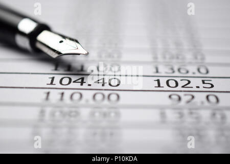 expensive pen on notebook, closeup Stock Photo - Alamy