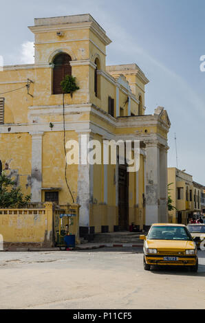 Old colonial architecture at St Louis (Saint-Louis) Ndar , Senegal ...