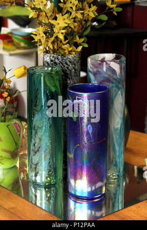 Colorful decorative objects in the shape of a heart Stock Photo - Alamy