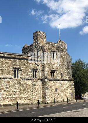 England, Hampshire, Southampton, God's House Tower, Town Quay Stock ...