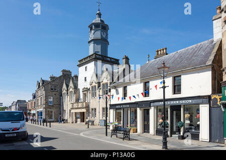 High Street, Dingwall, Highland, Scotland, United Kingdom Stock Photo ...