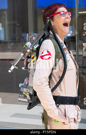 Real life fully equipped ghostbusters on 45th Street in Midtown ...