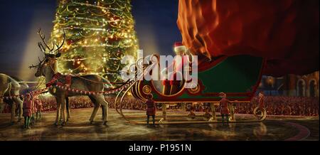 THE POLAR EXPRESS, SANTA CLAUS, 2004 Stock Photo - Alamy