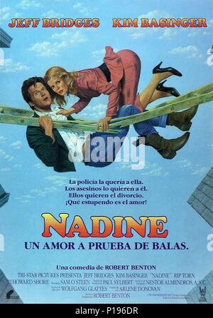 Nadine Year : 1987 USA Director : Robert Benton Kim Basinger Stock ...