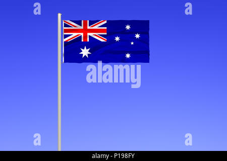 Flag of Australia, Southern Hemisphere, incl. Tasmania, capital is ...