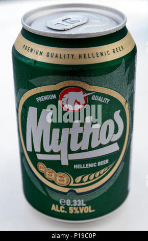 Mythos Greek beer Stock Photo - Alamy
