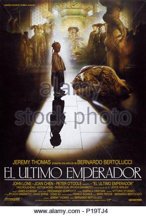 The Last Emperor Year 1987 Director Bernardo Bertolucci Richard Vuu ...