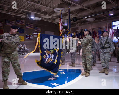 Command Sgt. Maj. Donald Ramey, 1st Battalion, 297th Infantry Regiment ...