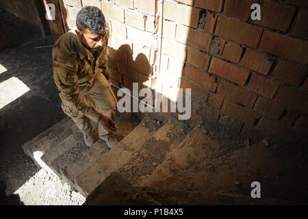An improvised explosive device (IED) is hidden in the brush during ...