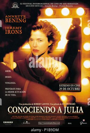 Original Film Title Being Julia English Title Being Julia Film