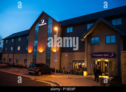 Premier Inn economy affordable inexpensive hotel accommodation exterior ...