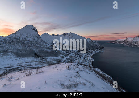 Mount Segla at sunset, Senja, Norway Stock Photo - Alamy