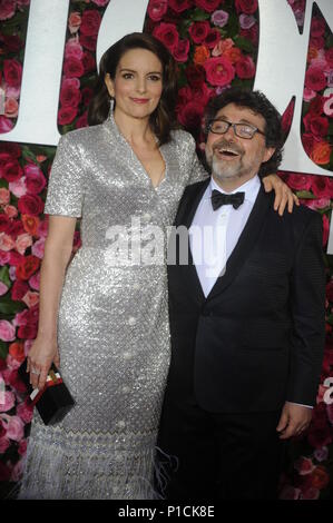 NEW YORK, NY- JUNE 3: Tina Fey seen at Live With Kelly & Mark on June 3 ...