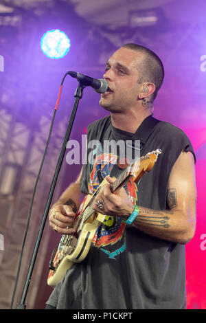 Landon Jacobs of Sir Sly during the BottleRock Music Festival on May ...