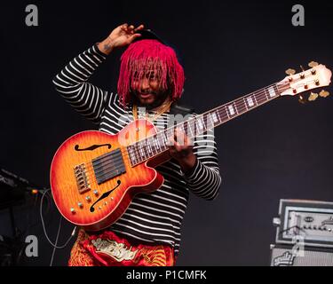Thundercat (Stephen Lee Bruner) during the Outside Lands Music Festival ...