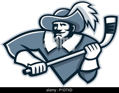 Musketeer Mascot Logo Stock Vector Image & Art - Alamy