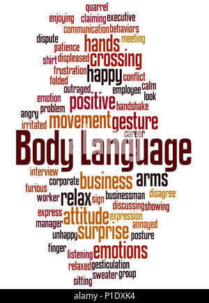 Word Cloud with POSITIVE MOVEMENT concept create with text only Stock ...