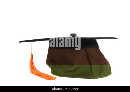 The Graduation cap on the German flag as a symbol of education in the ...