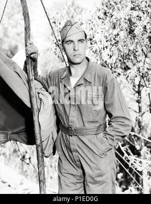 OBJECTIVE, BURMA ! 1945 Warner Bros film with Errol Flynn at right as ...