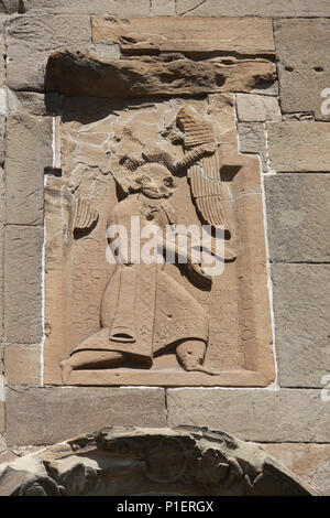 detail of the church in Jvari Monastery, a Georgian Orthodox monastery ...