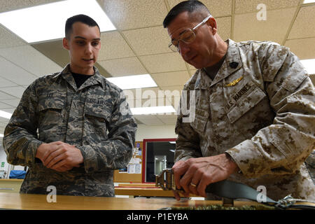 Command Sgt. Maj. Anthony F. Williams, outgoing 21st Special Troops ...