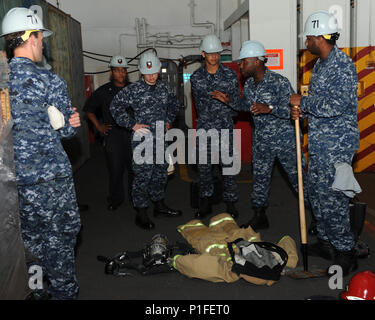 SCBA, uss theodore roosevelt Stock Photo - Alamy