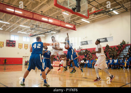 U.S. Marine Corps Sgt. Montonio Kenan, Marine Corps basketball team ...