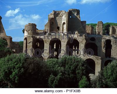 Palace of Emperor Augustus Domus Augustana on the Palatine hill in ...