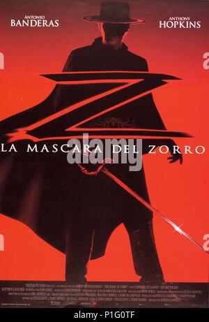 FILM POSTER, THE MASK OF ZORRO, 1998 Stock Photo - Alamy