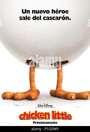 "Chicken Little" (2005) Poster Stock Photo - Alamy