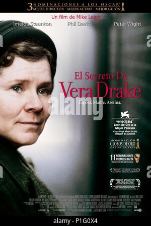 Original Film Title: VERA DRAKE. English Title: VERA DRAKE. Film ...