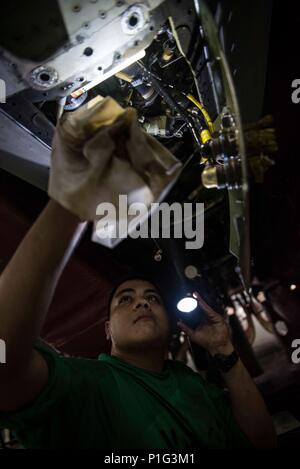 USS Dwight D. Eisenhower Deployment 161031 Stock Photo - Alamy