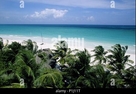 Punta Maroma, (Riviera Maya), playa desde hotel de lujo Stock Photo - Alamy