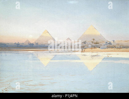 Lamplough Augustus Osborne - Pyramids Stock Photo - Alamy